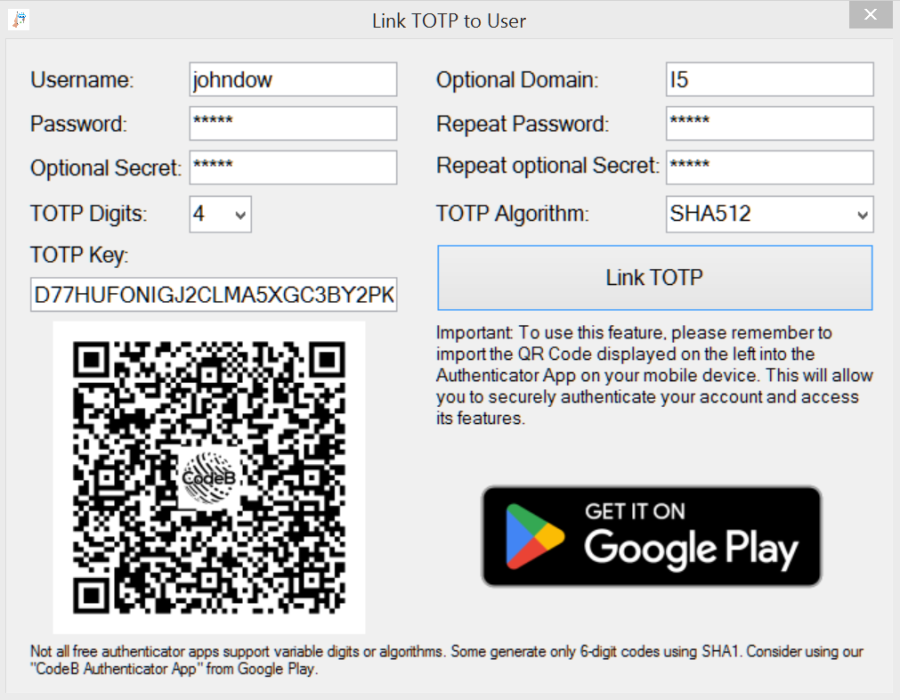 CodeB MFA/2FA/SSO Tools - CodeB Identity Solutions