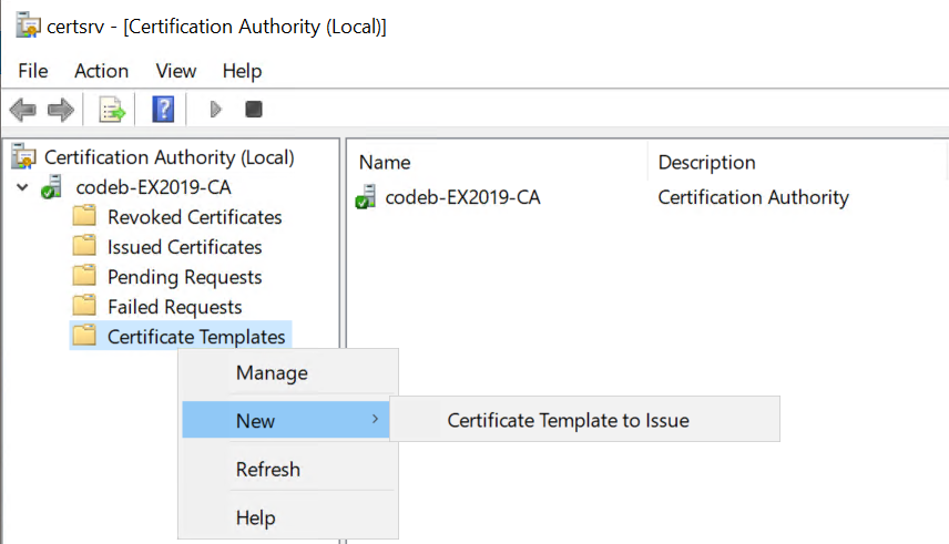 Windows Login Certificate Template for Self-Enrollment