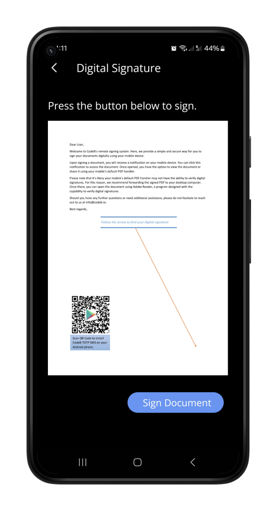 Mobile Digital Signatures